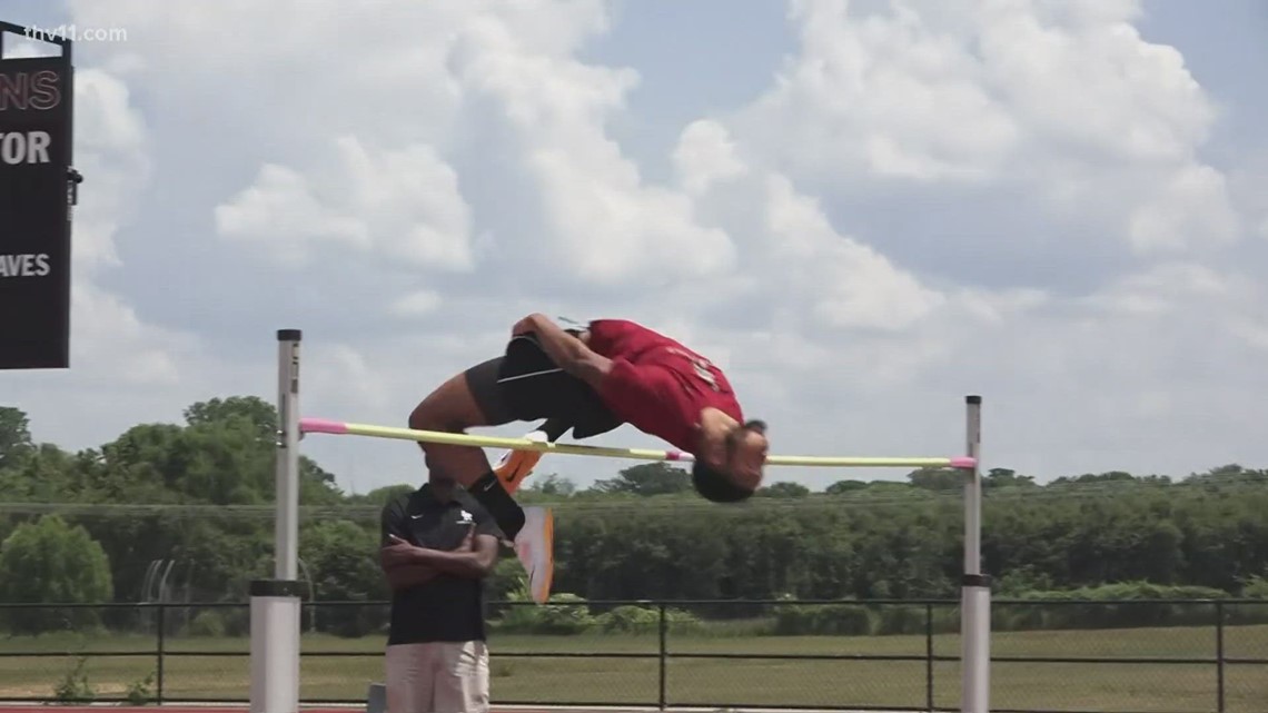 Little Rock jumper Johnathan Jones ready for NCAA championships | thv11.com