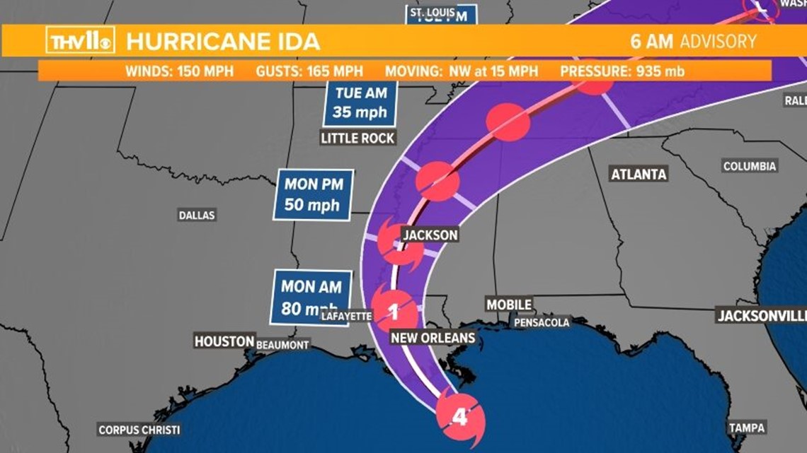 How Hurricane Ida could impact Arkansas | thv11.com