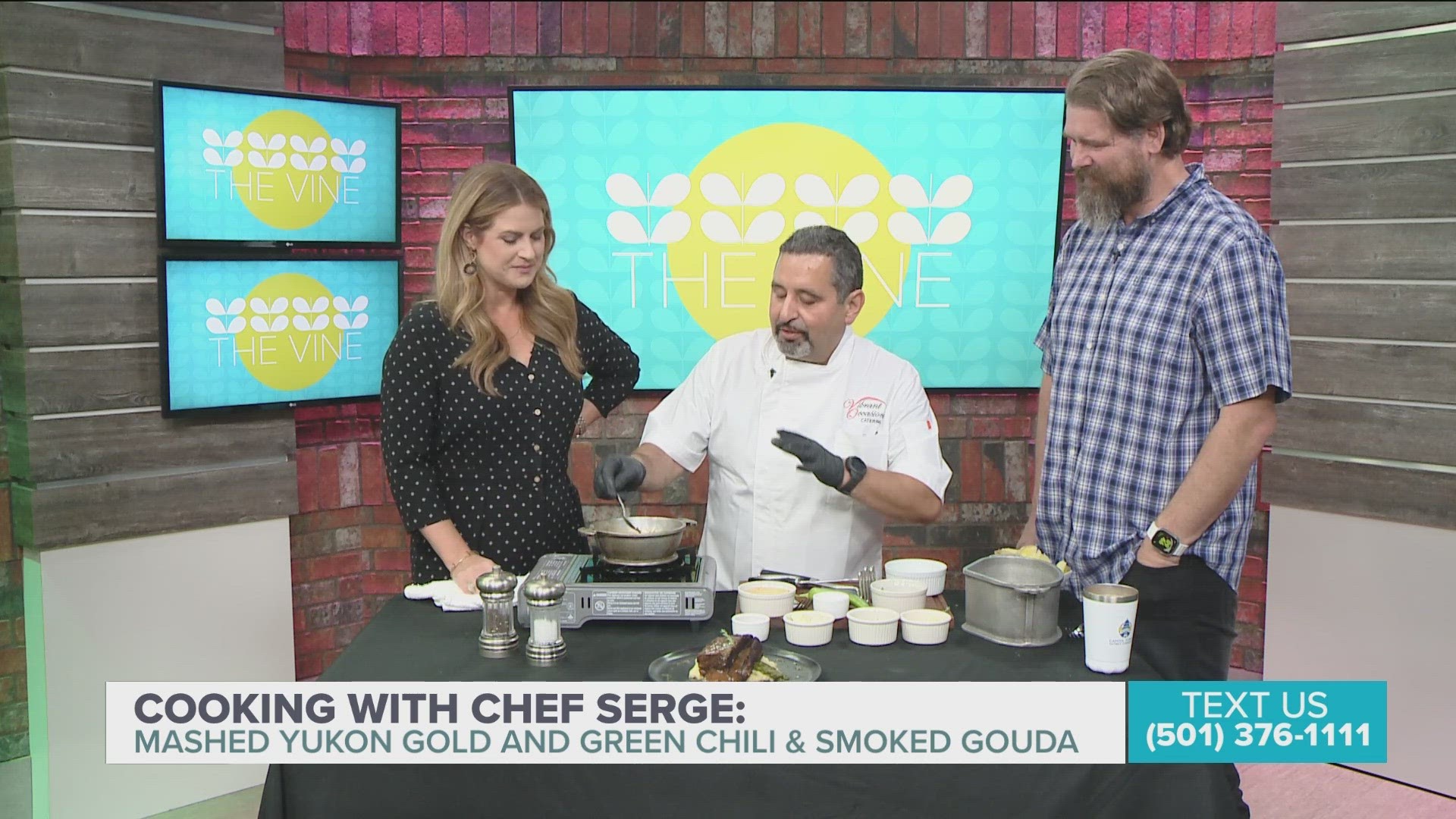 Chef Serge prepares Yukon gold and green chili and smoked gouda mashed potatoes | thv11.com