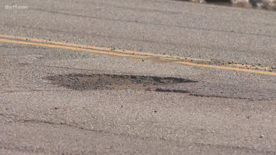 Potholes prove to be big problem in Arkansas after winter storm | thv11.com
