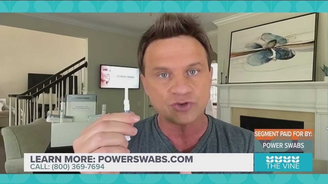 Power Swabs helps remove stubborn stains from teeth. | thv11.com