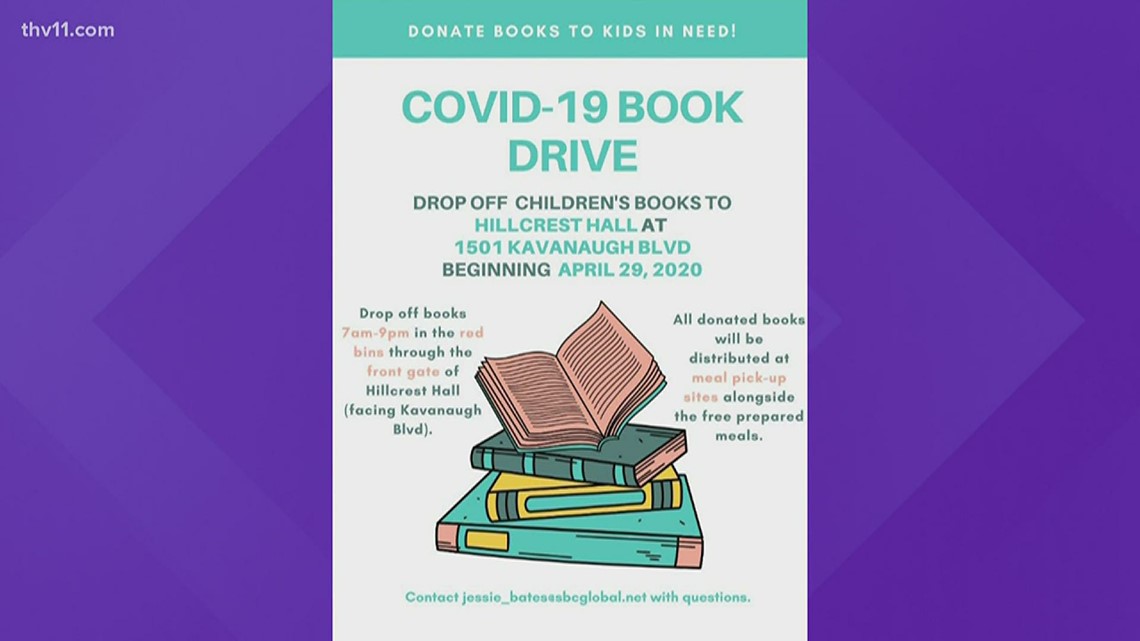 Drop off books to give to kids receiving free lunch at Hillcrest Hall ...