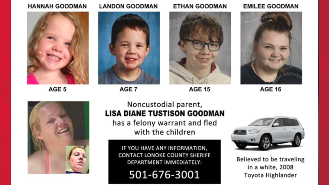 Police search for four missing Lonoke County children | thv11.com