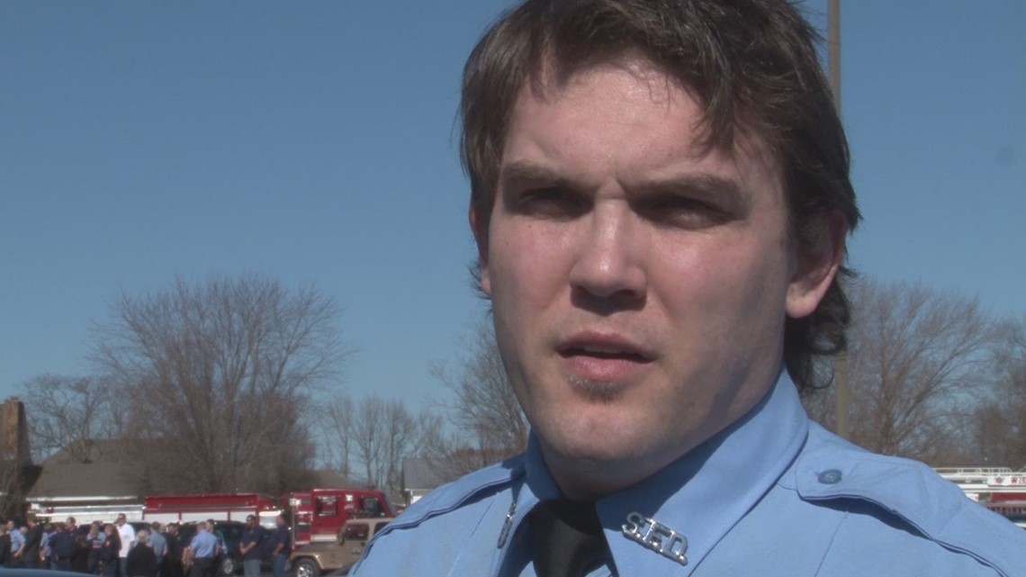 Tim Edwards with NPFD speaks on fallen volunteer firefighter | thv11.com