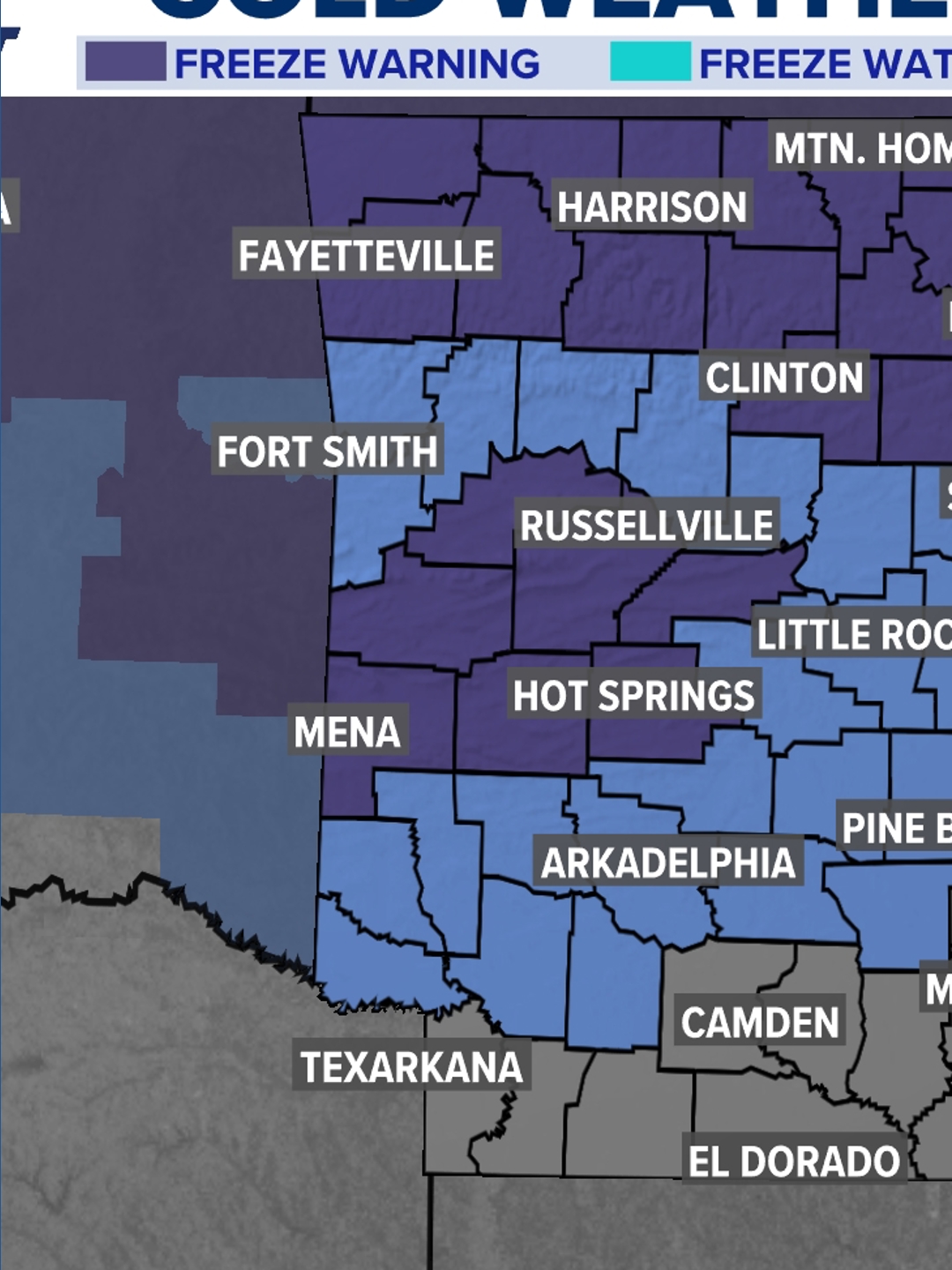 Overnight freeze, frost possible across Central Arkansas | What to know ...