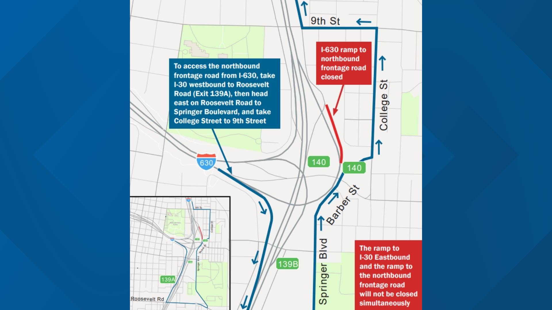 What to know about this week's Interstate 30 lane closures | thv11.com