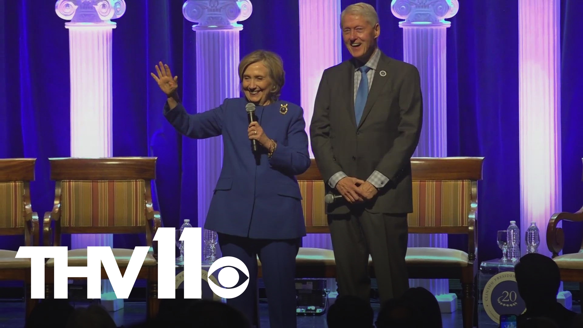 Bill and Hillary Clinton visit Robinson Center in Little Rock | thv11.com