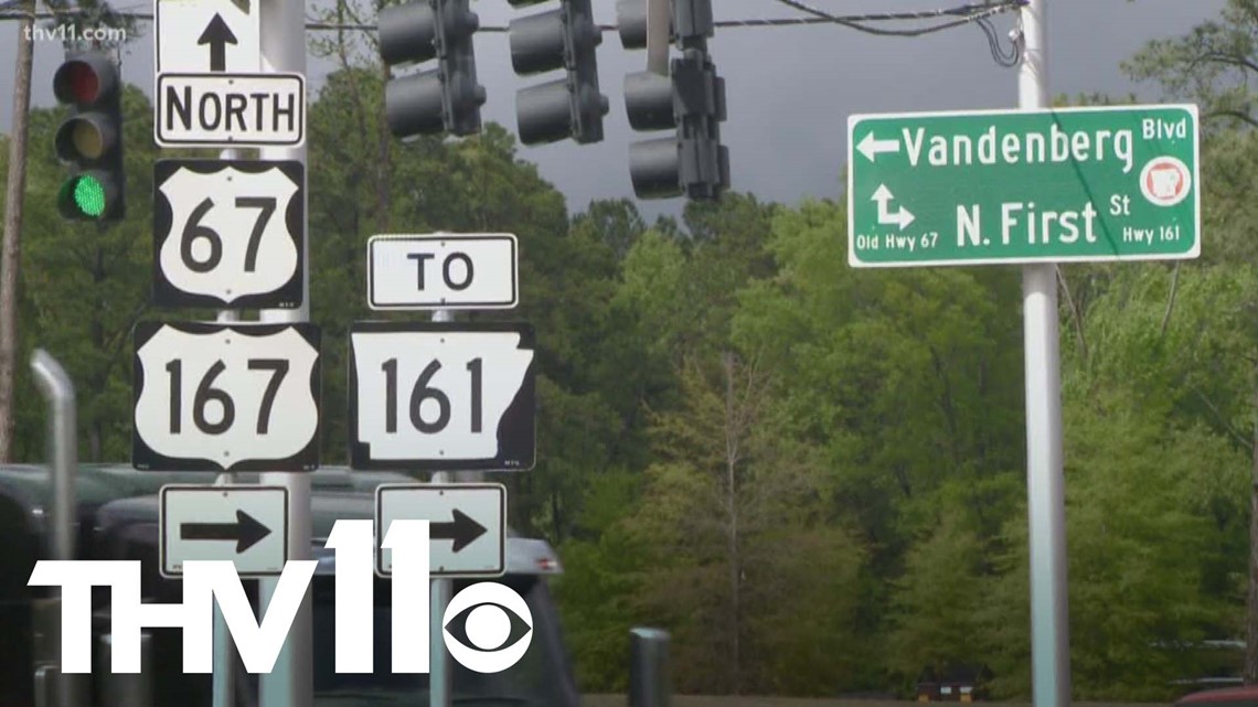 Traffic change to impact drivers on US-67 | thv11.com