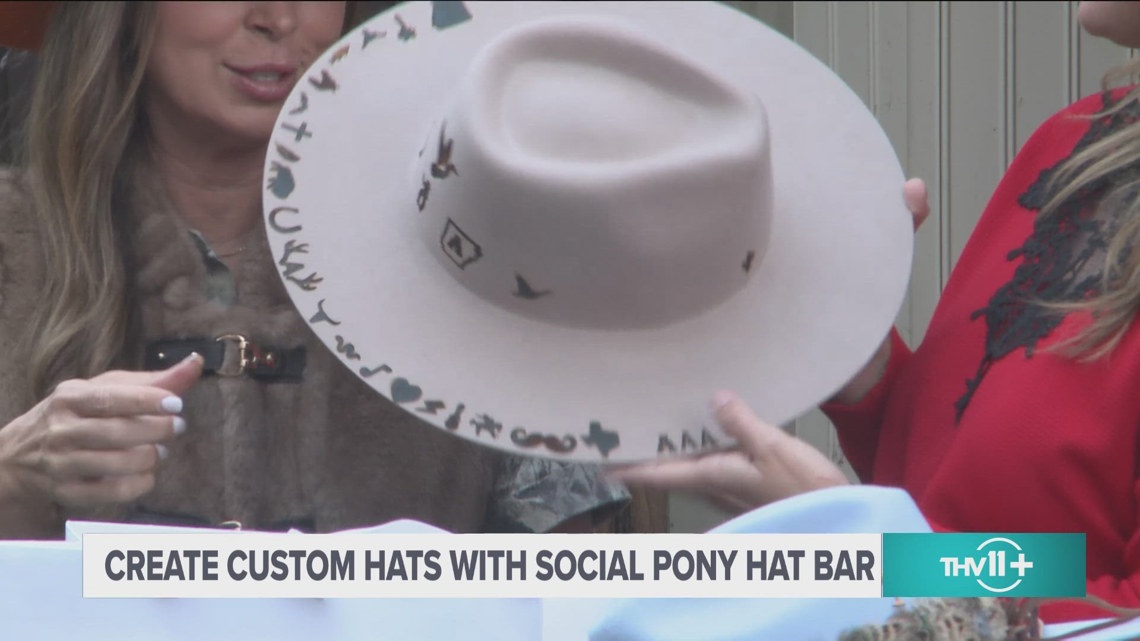 Social Pony Hat Bar uses brands to customize hats | thv11.com