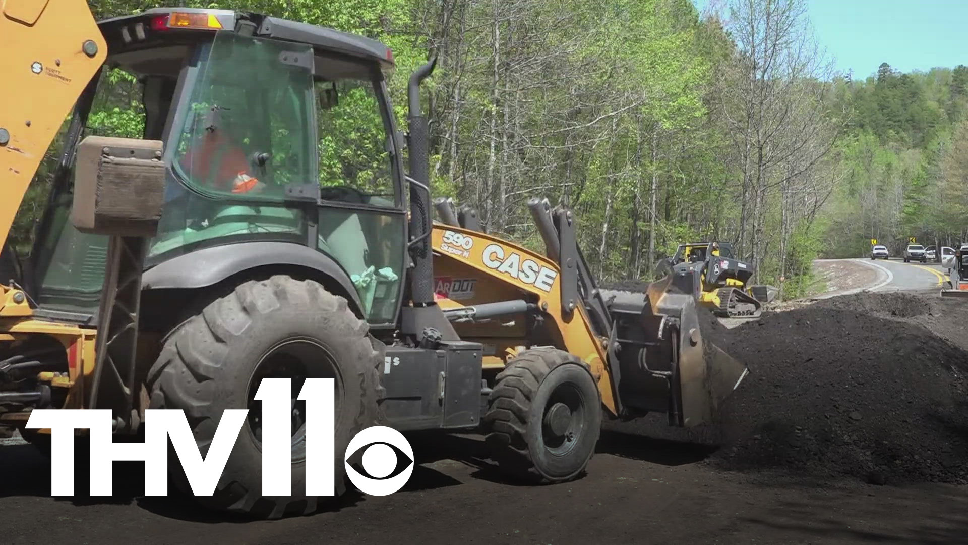 ARDOT works to repair roads damaged by floodwater after severe storms ...