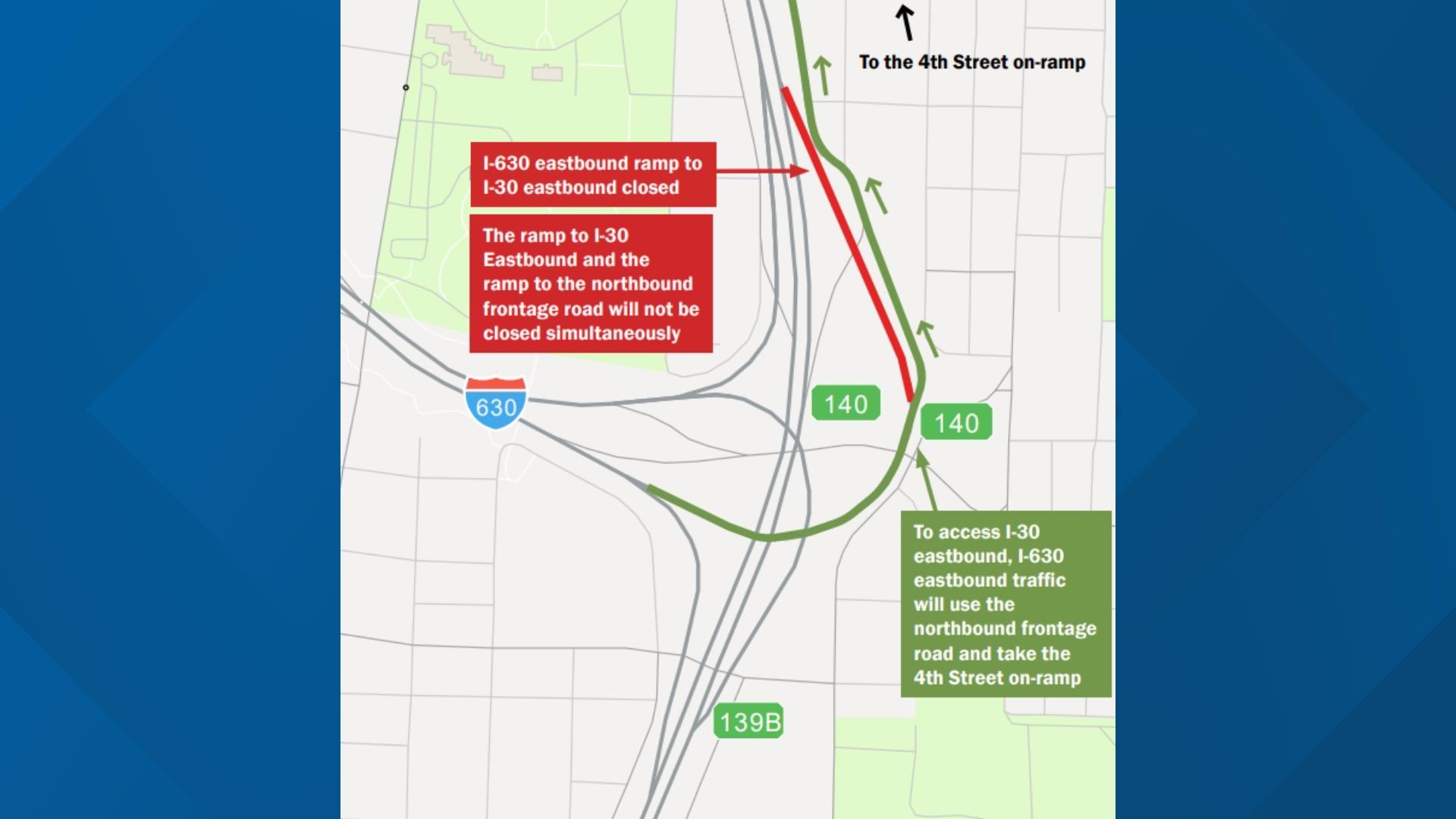 What to know about this week's Interstate 30 lane closures | thv11.com