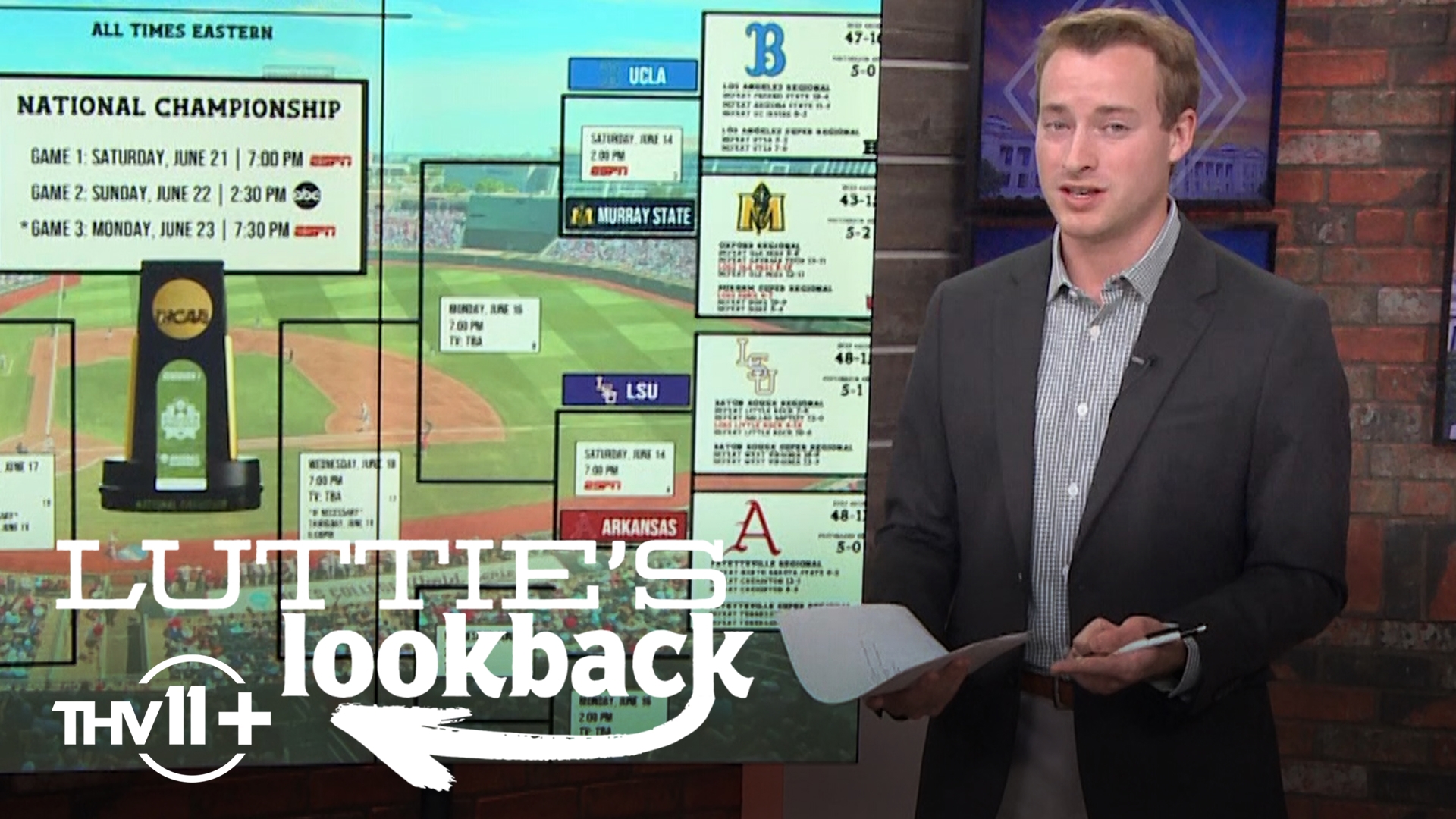 Breaking down the College World Series bracket | Luttie's Lookback | thv11.com