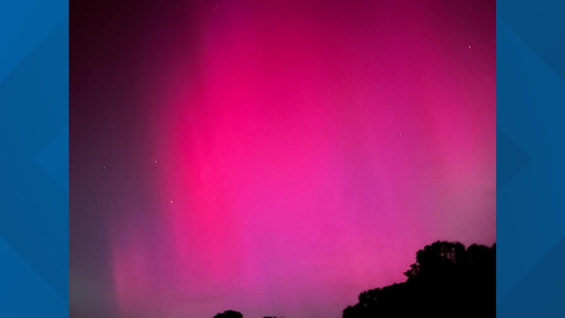 Northern Lights shine bright over central Arkansas | thv11.com