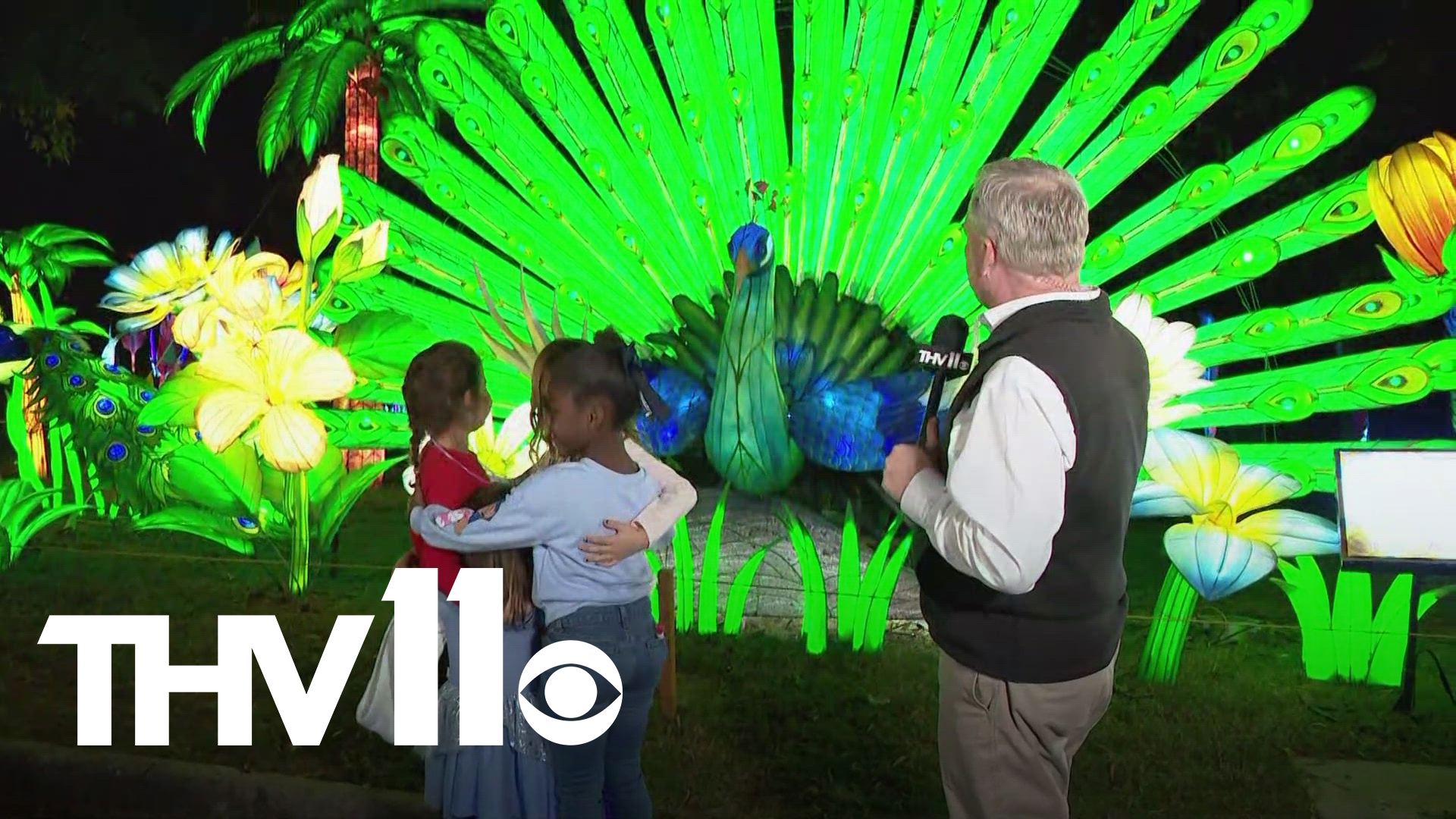 Young visitors enjoy Little Rock Zoo's GloWILD event | thv11.com