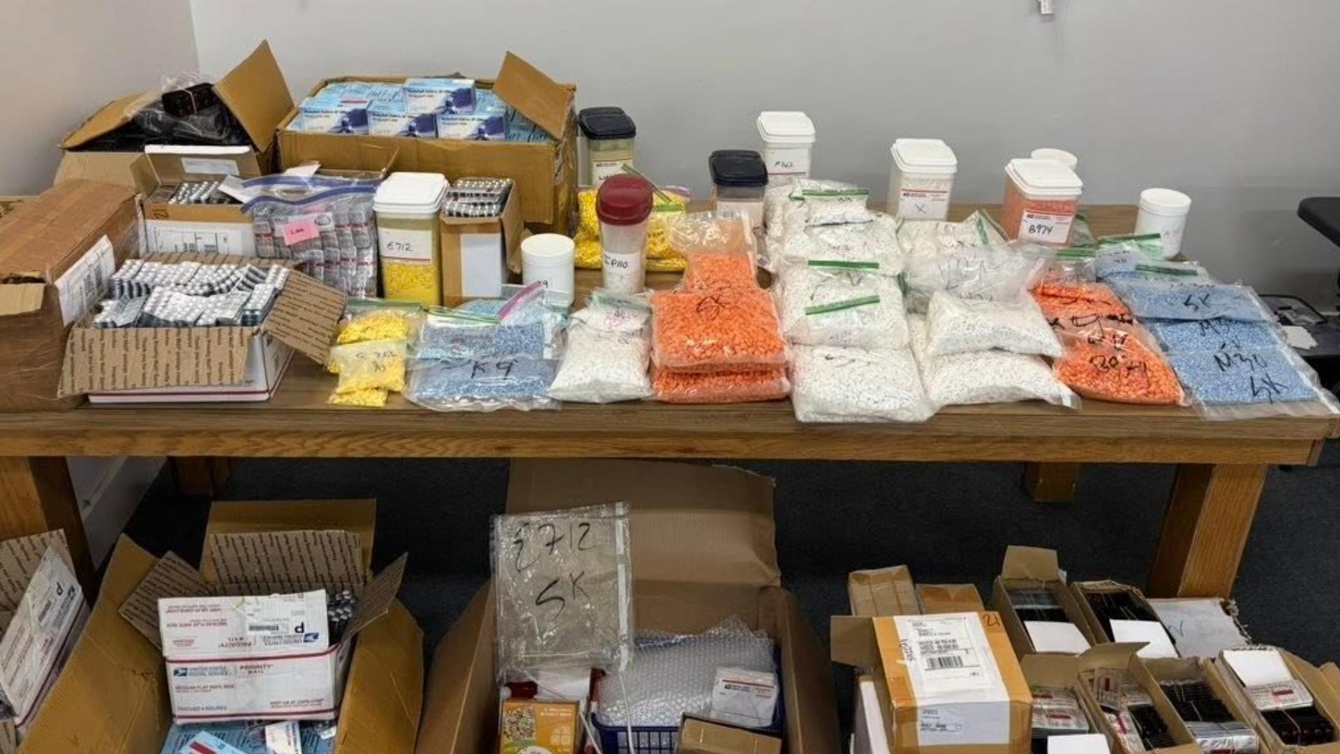 Over 250 pounds of prescription drugs, fentanyl seized from Arkansas ...