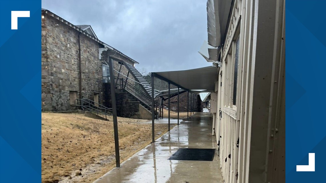 Severe storms cause damage at Jessieville School District | thv11.com