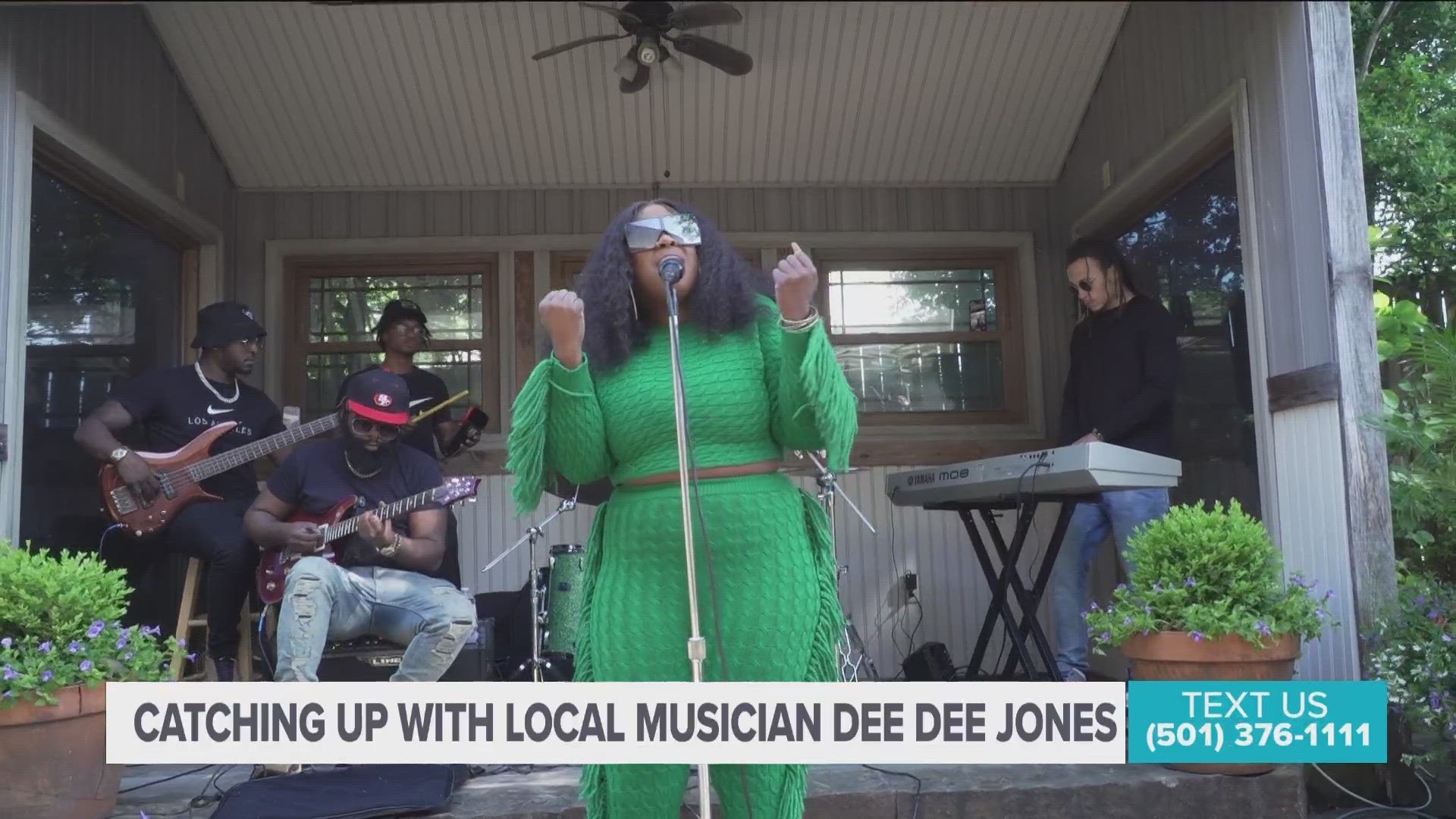 Dee Dee Jones performs in the THV11 Weather Garden | thv11.com