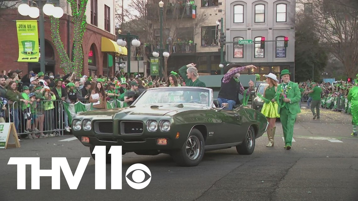 Arkansans celebrate at the World's Shortest St Patrick’s Day Parade in ...