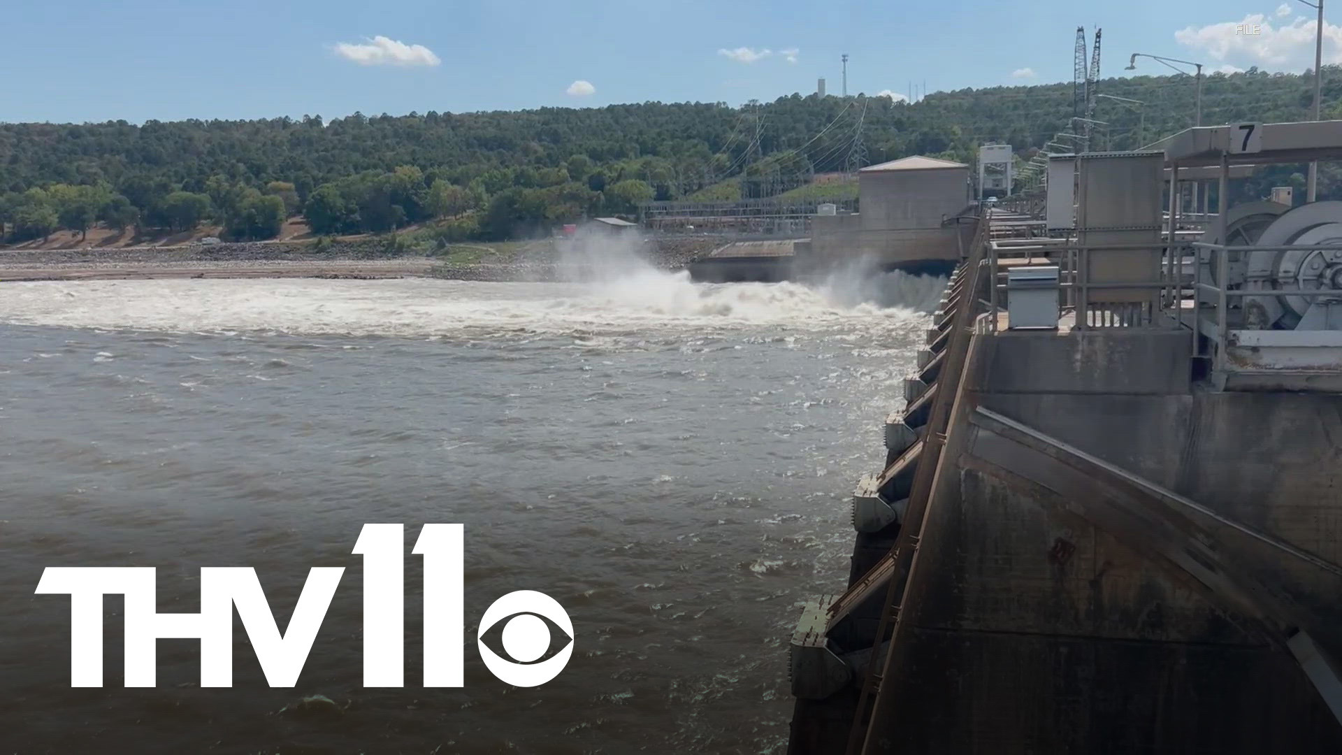 Crews continue repair effort on stuck spillway gate at dam on Arkansas ...