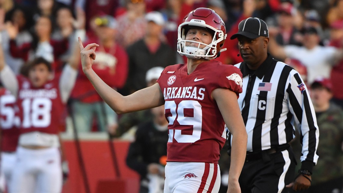 Arkansas kicker Cam Little declares for NFL Draft | thv11.com