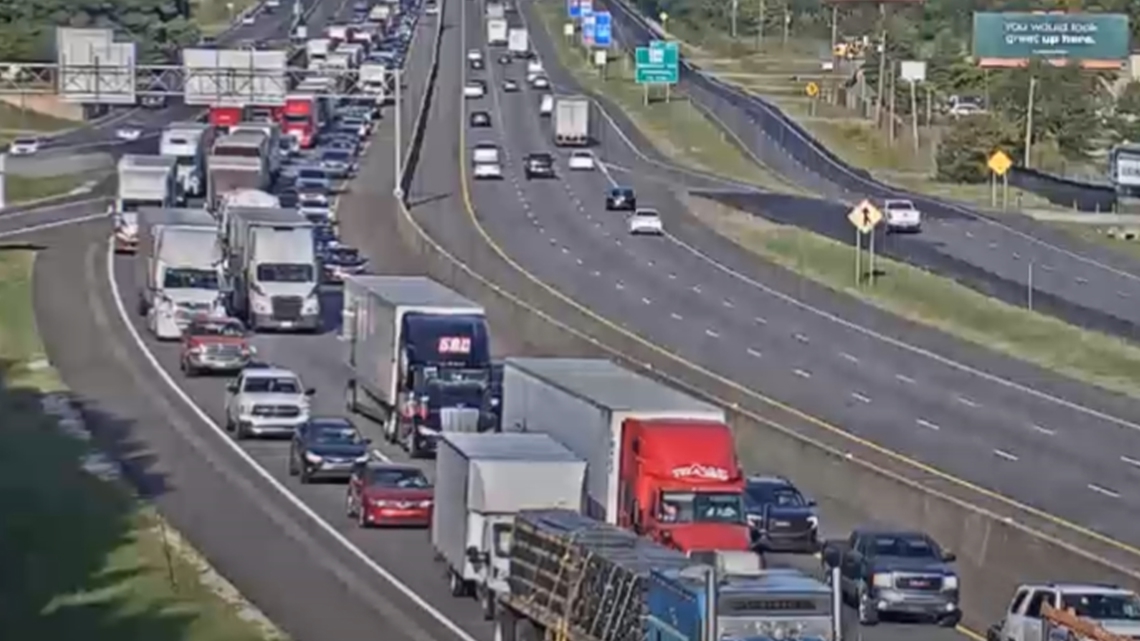 Traffic along I-30 westbound clear after car accident | thv11.com