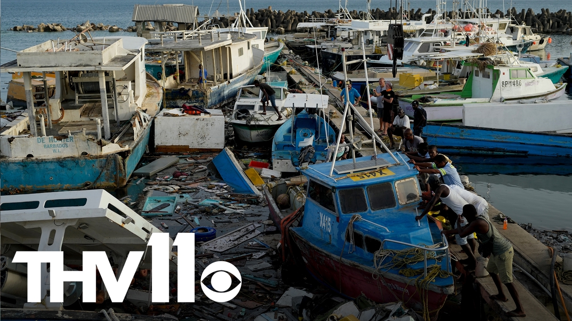 Hurricane Beryl continues trail of destruction in Caribbean | thv11.com