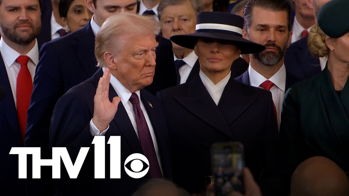 Donald Trump sworn in as 47th U.S. president | thv11.com