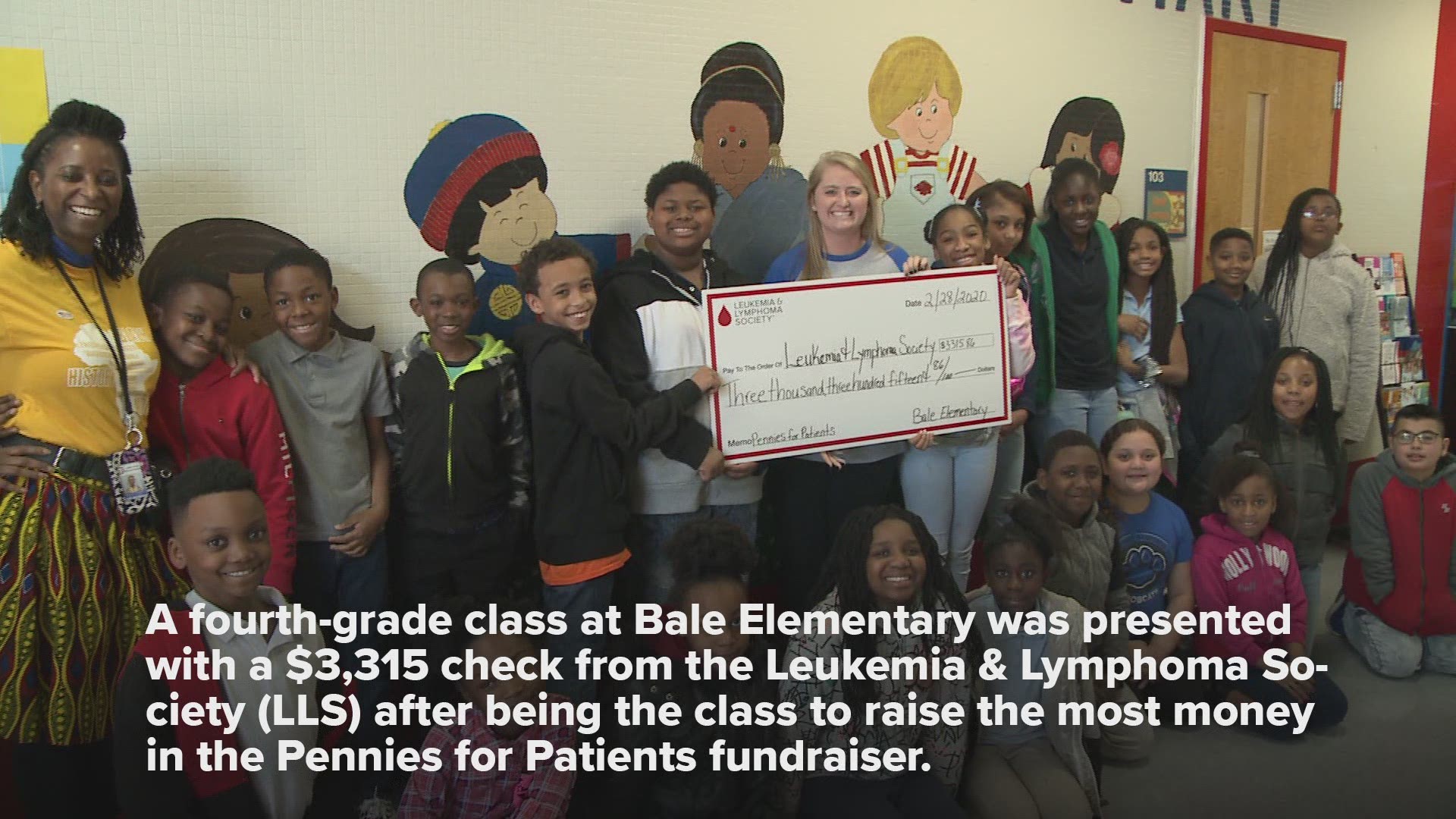 Little Rock fourth-grade class helps raise $3k for Leukemia & Lymphoma ...