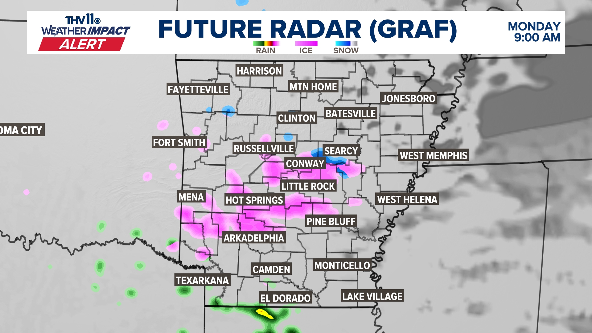 Winter Weather Advisory in effect for Central Arkansas | What to know ...