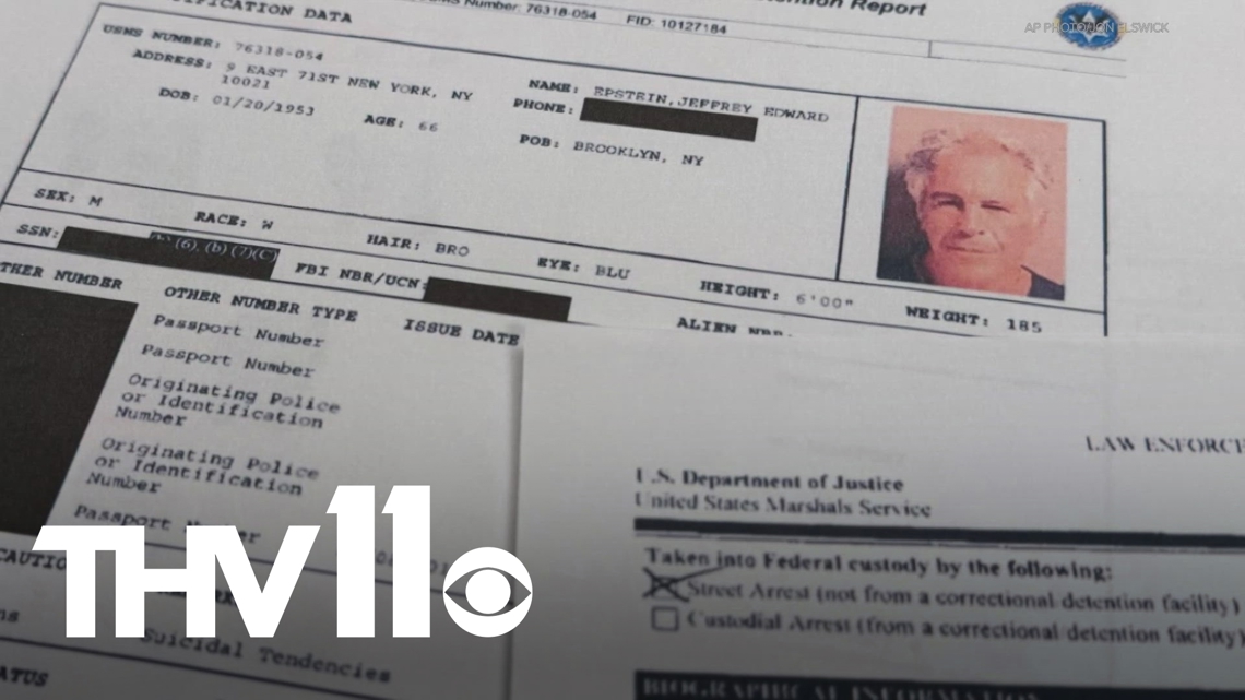 DOJ releases more un-redacted names in Epstein files | thv11.com
