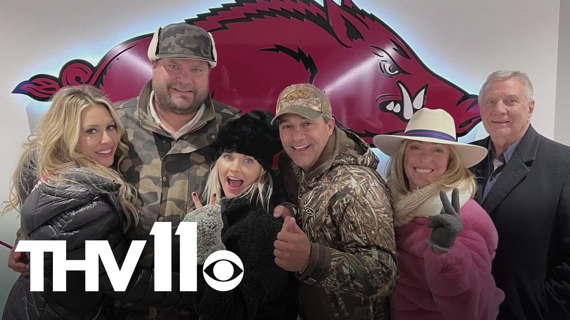Razorback superfan tackles brain cancer while cheering on beloved Hogs ...