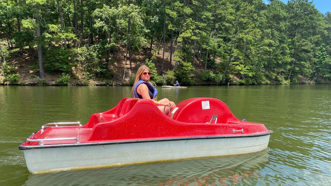 Hot Arkansas summer days are best spent on the water, marina at Lake ...