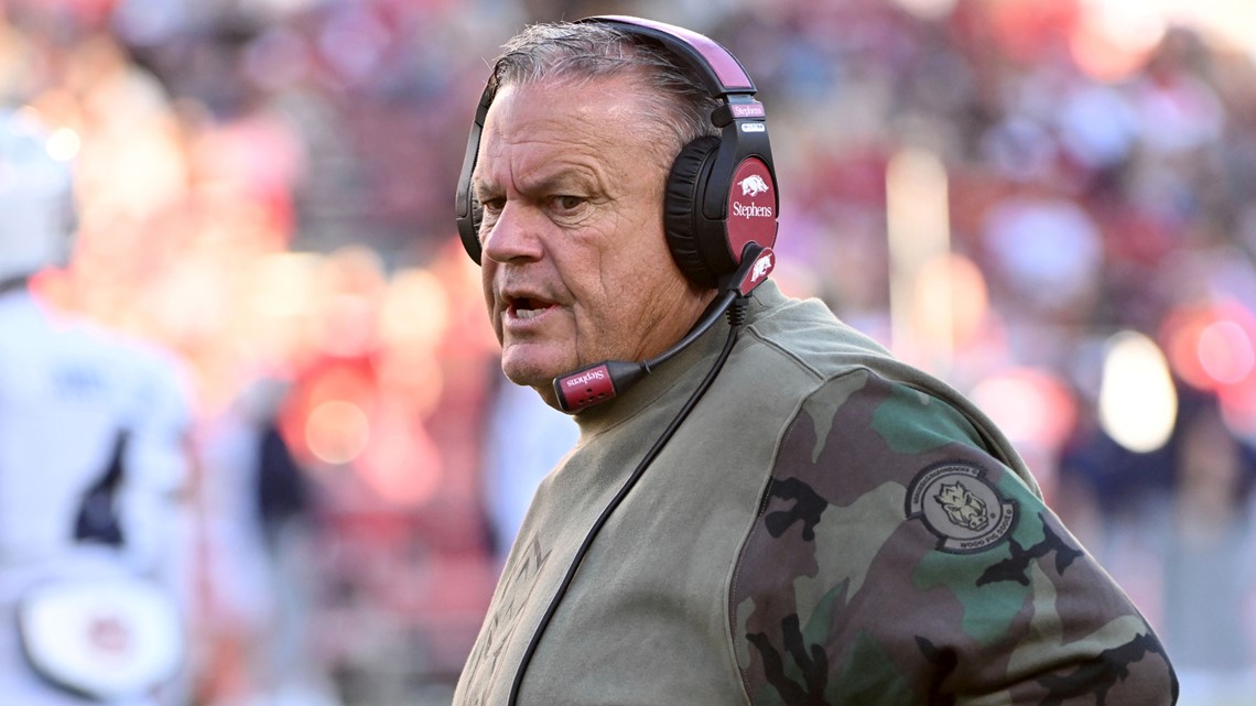 Sam Pittman out as Arkansas Razorbacks head coach | thv11.com