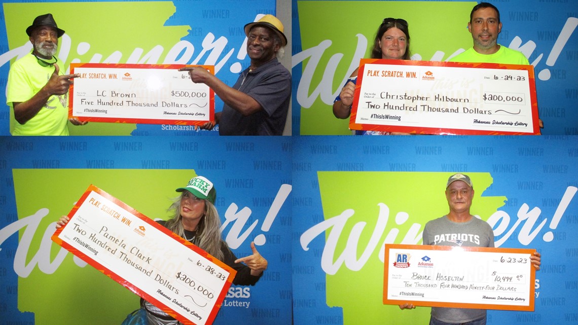 Arkansans win big cash prizes playing lottery | thv11.com