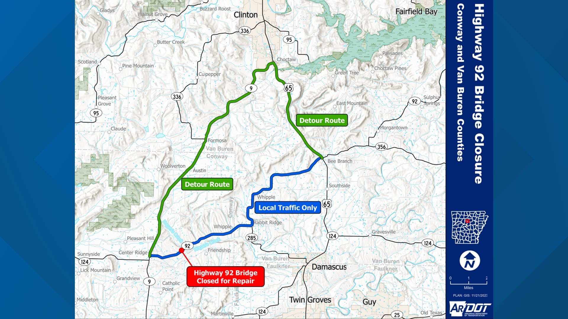 Arkansas bridge closes for structural repair | thv11.com
