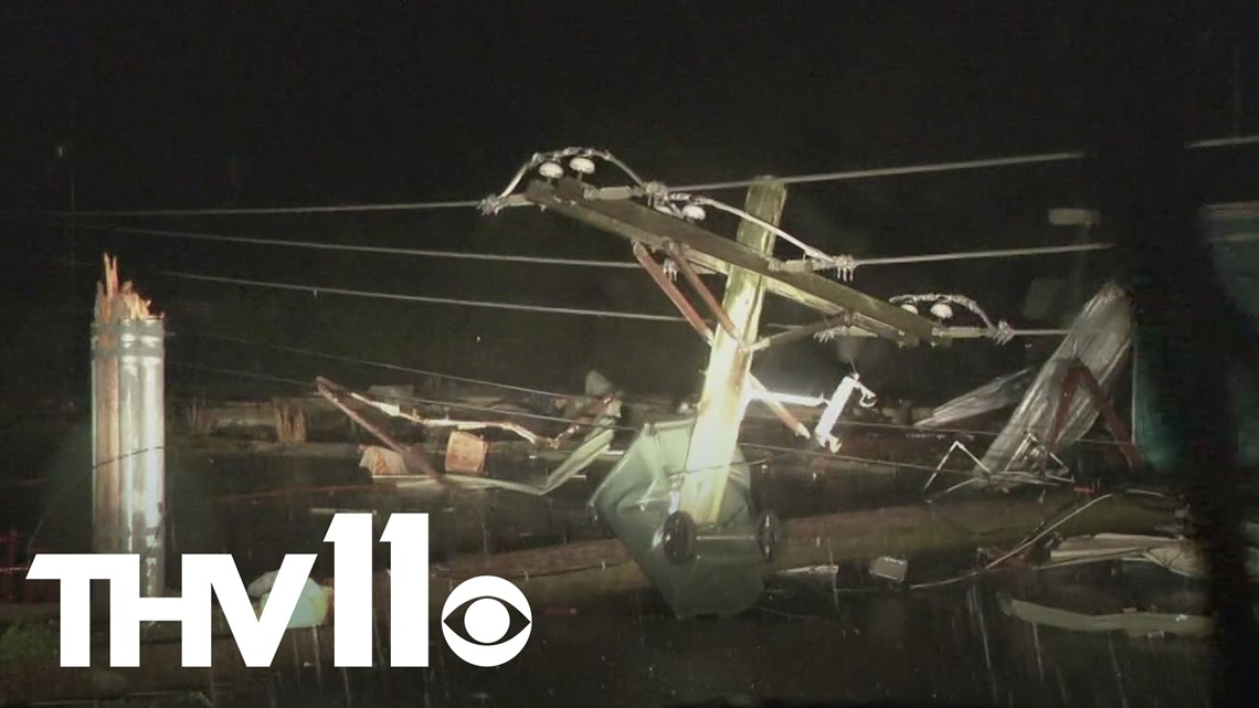 Tornado downs power lines in Hot Springs Village | thv11.com