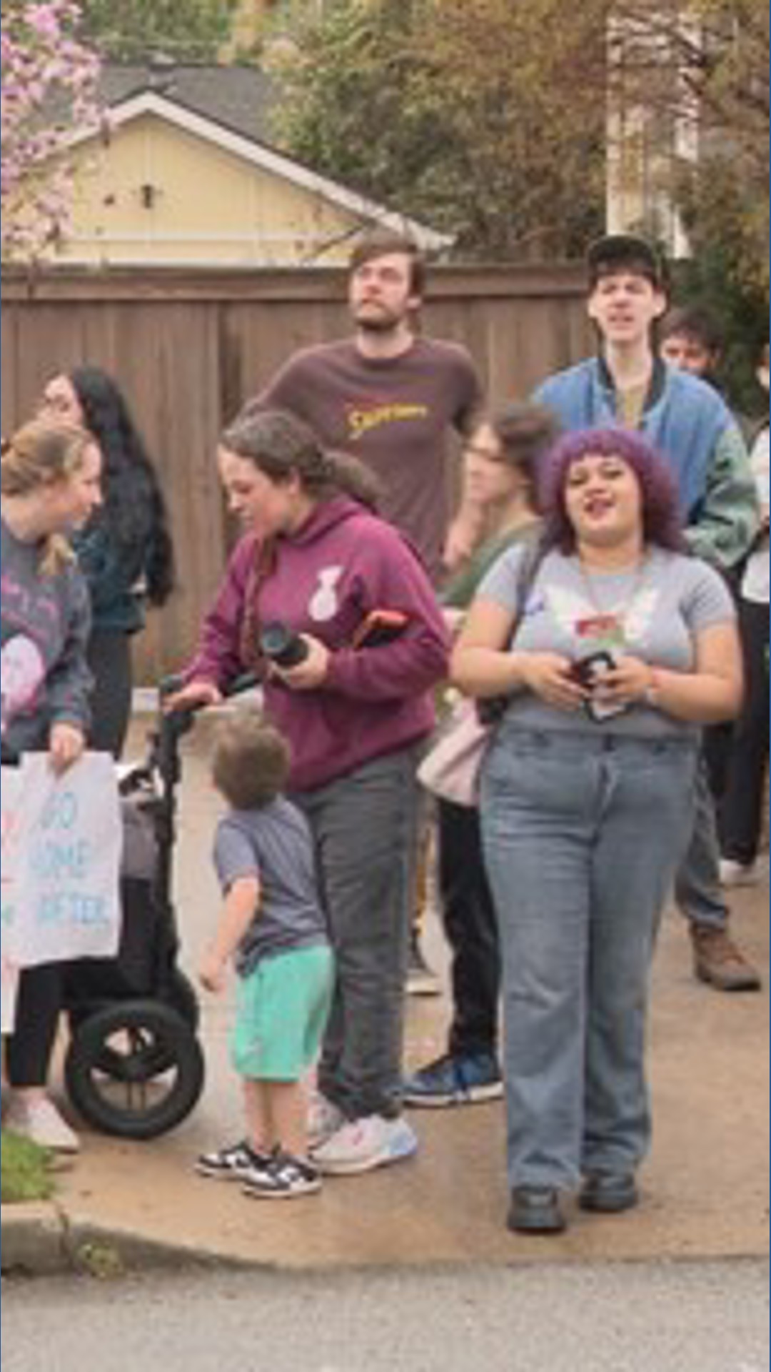 Young Democrats, protesters unite against Erika Kirk's Turning Point ...