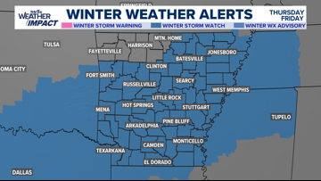Arkansas could see winter weather this week | Weather Impact Alert ...