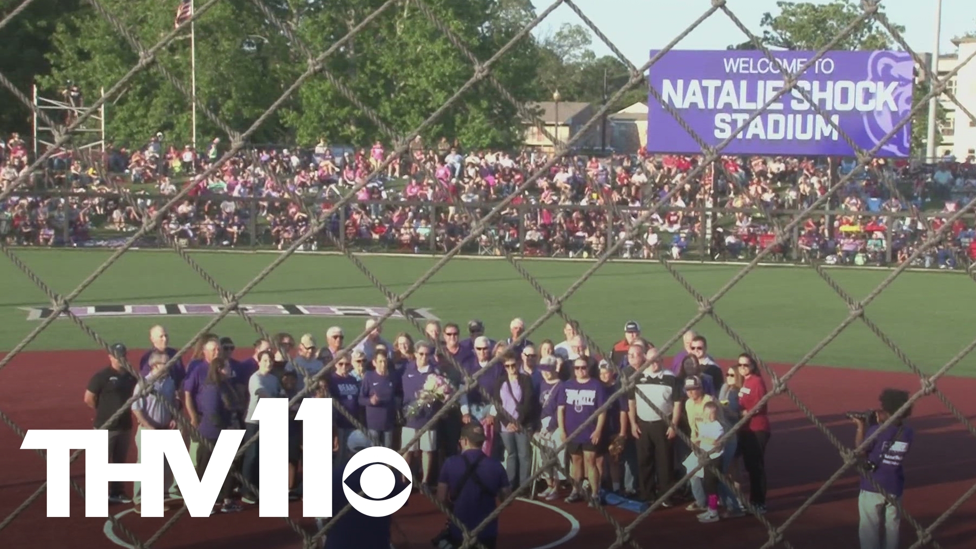 UCA surprises softball pioneer with stadium dedication | thv11.com
