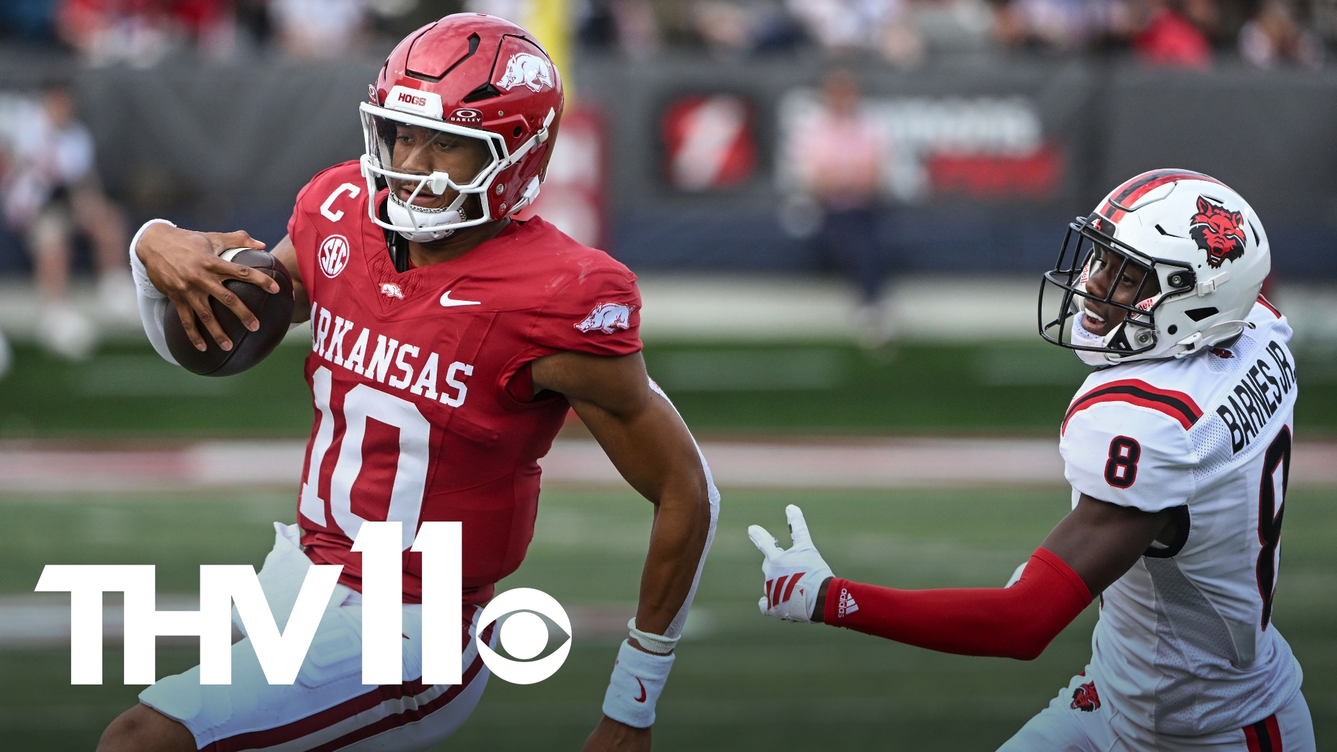 Gov. Sanders calls to make Razorbacks-Red Wolves annual game | thv11.com