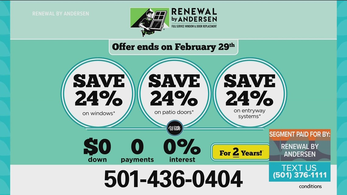 Update your home's windows and doors with Renewal by Andersen | thv11.com