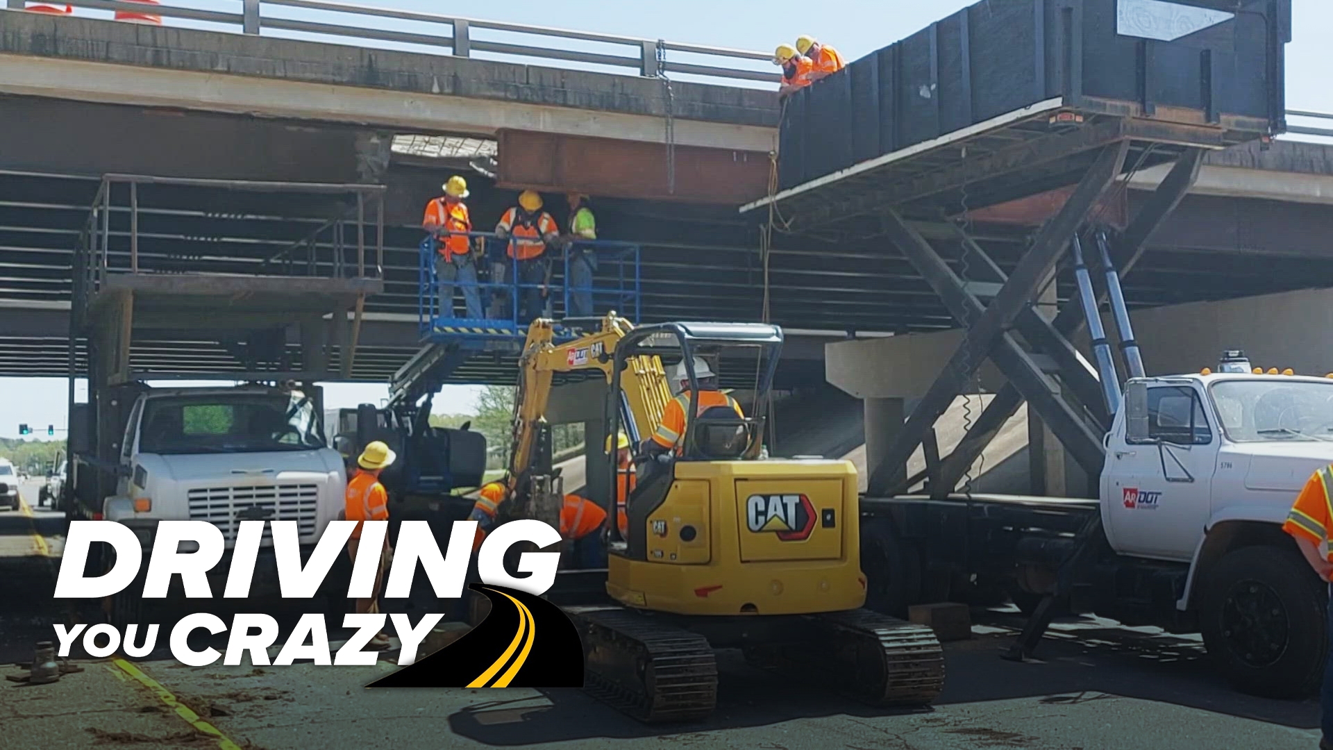 Crews working to fix pothole, beam on I-430 in Arkansas | thv11.com