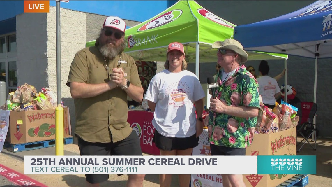 THV11 Summer Cereal Drive: Conway community collects cereal for ...