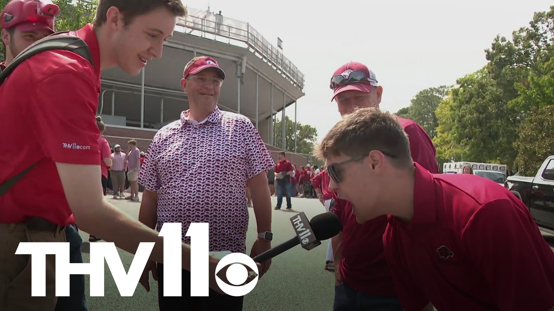 Razorback, Red Wolf fans talk about historic matchup | thv11.com