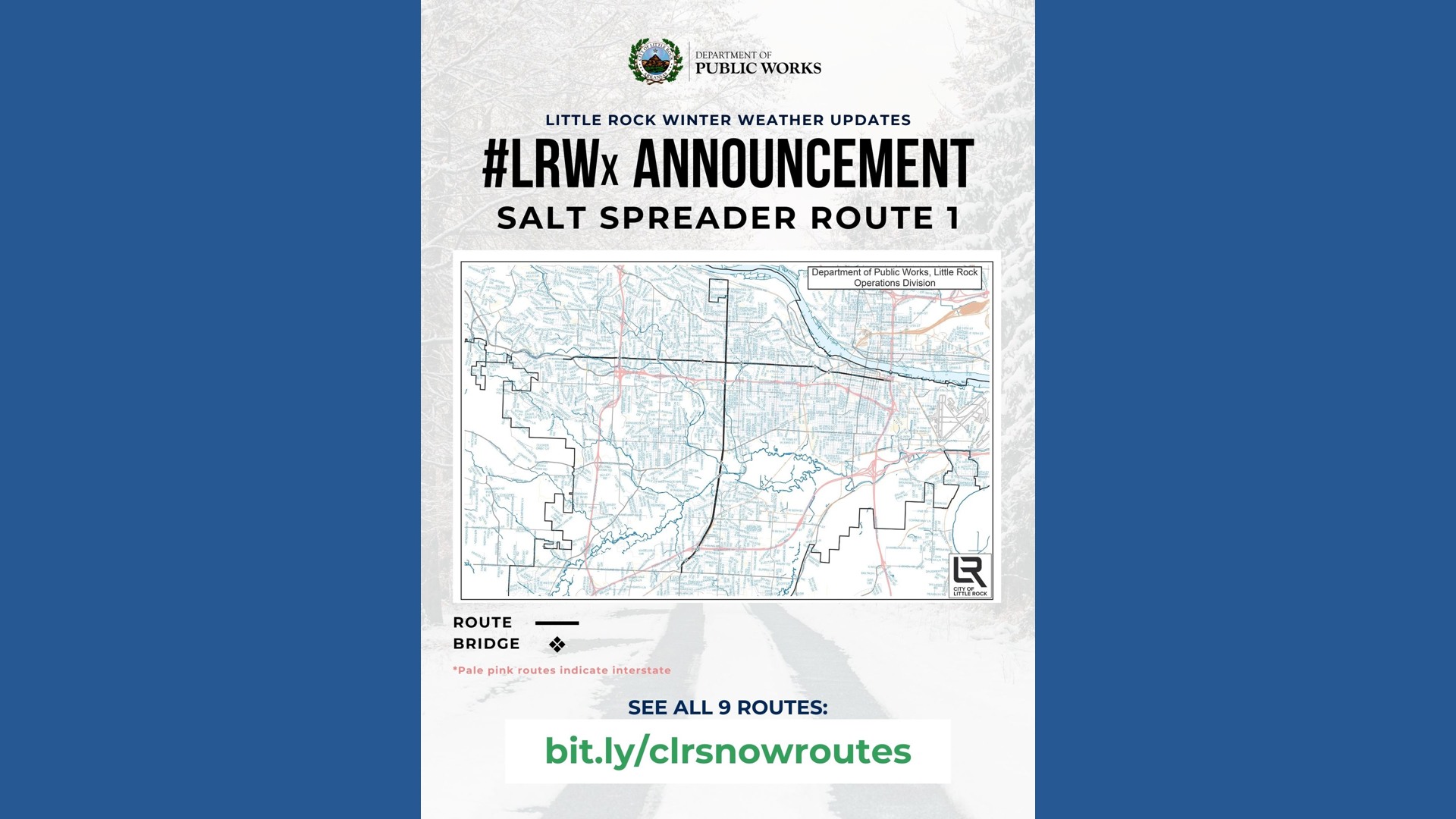 Here's which roads Little Rock crews will be working on during winter ...