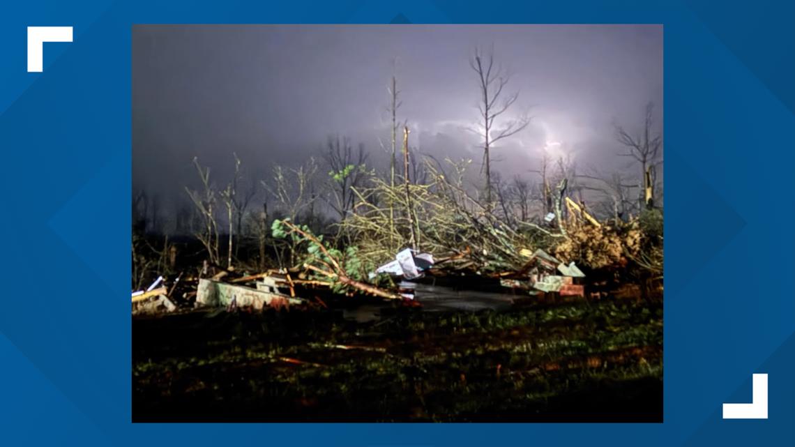 Photos: Devastation following severe storms, tornadoes in Arkansas ...