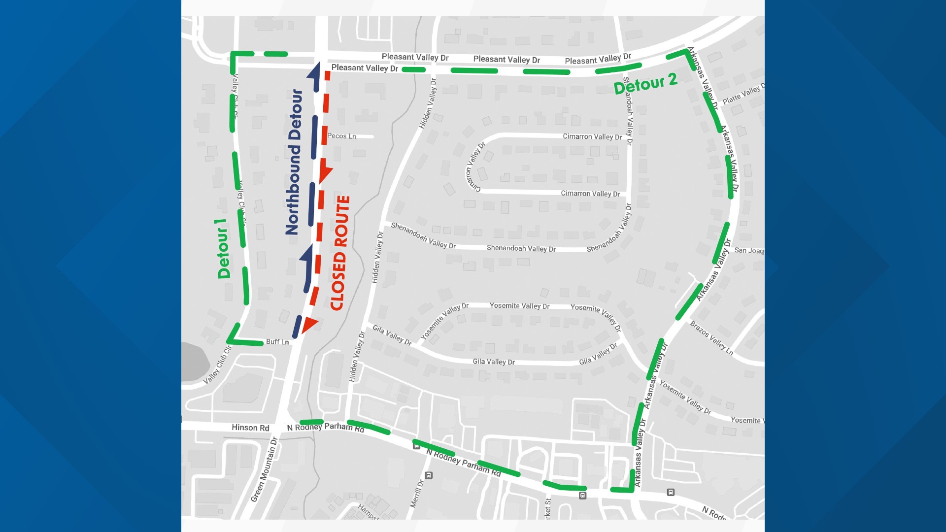 North Rodney Parham set to close for 4 weeks | thv11.com