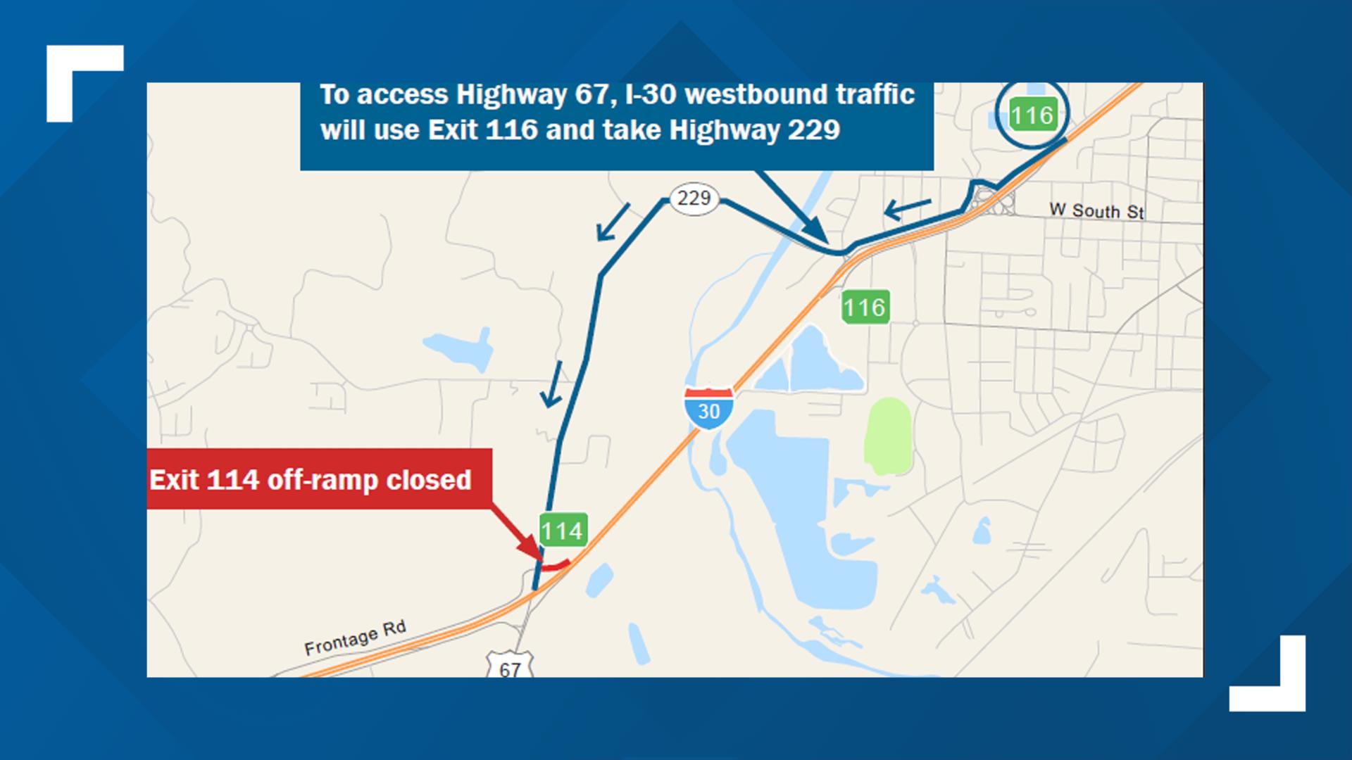 ARDOT schedules ramp closure for I-30 westbound this week | thv11.com