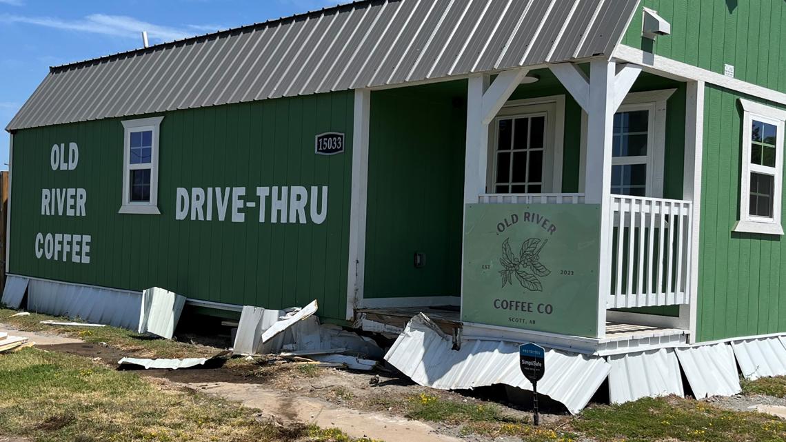 Car drives through drive-thru coffee shop | thv11.com