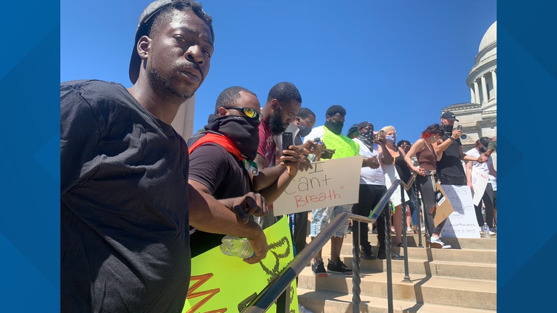 Hundreds gather for peaceful protests in Little Rock | thv11.com